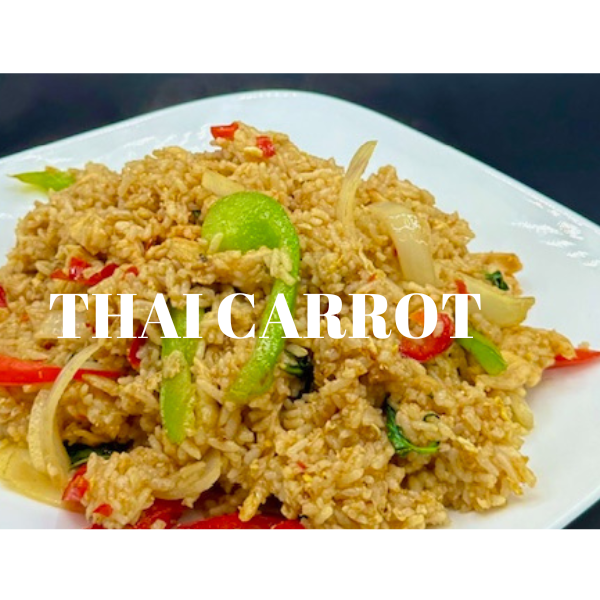 Yellow Curry Fried Rice | THAI CARROT & THAT'S BOBA