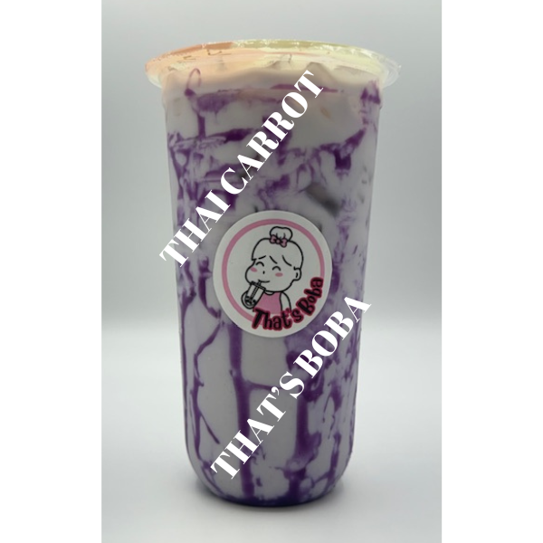 Ube Taro Milk Tea | THAI CARROT & THAT'S BOBA